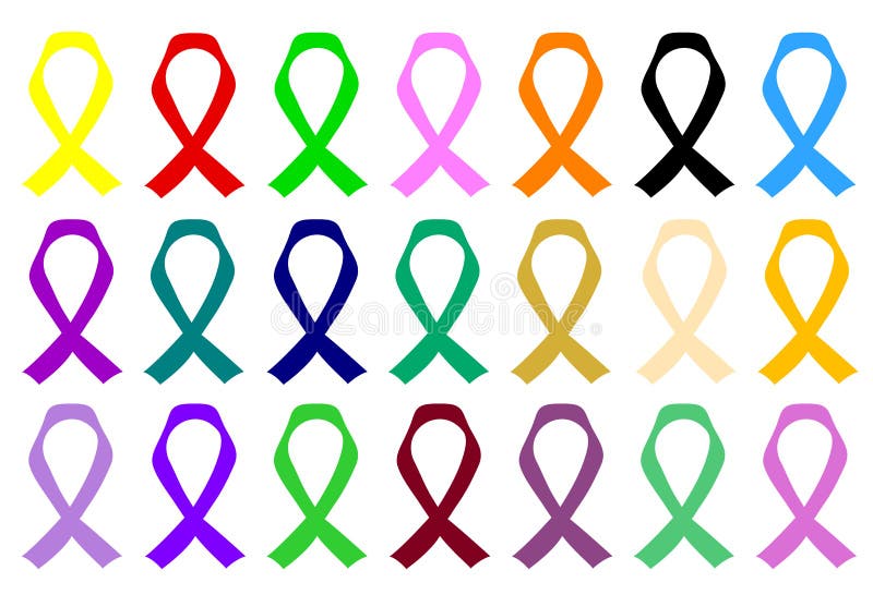 Awareness Ribbons Chart Color & Meaning of Awareness Ribbon Causes ...