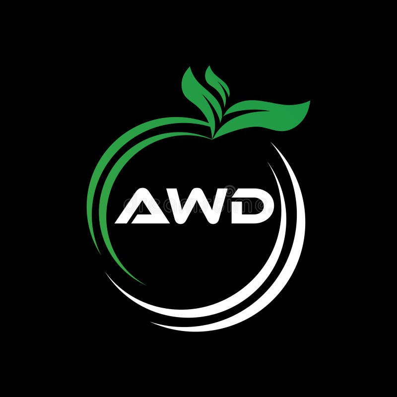 AWD Letter Logo Design. AWD Simple and Modern Monogram Logo Stock ...
