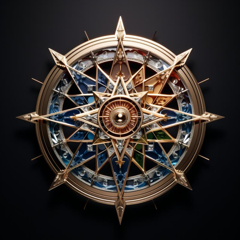 Awe-inspiring Dall-e Generated Image with a Sophisticated Compass ...