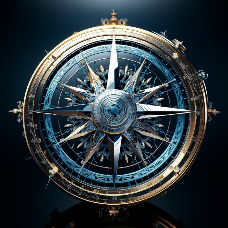 Awe-inspiring Dall-e Generated Image with a Sophisticated Compass ...