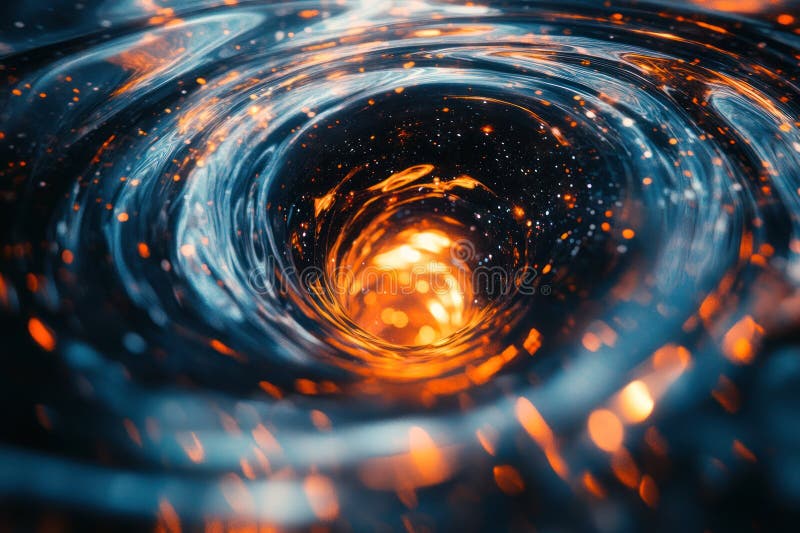 Awe-Inspiring Galactic Vortex: Swirling Colors and Patterns in Space ...