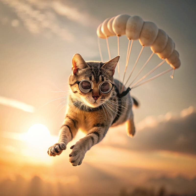 Soaring with Feline Grace: Experience the Thrill of Skydiving with the ...