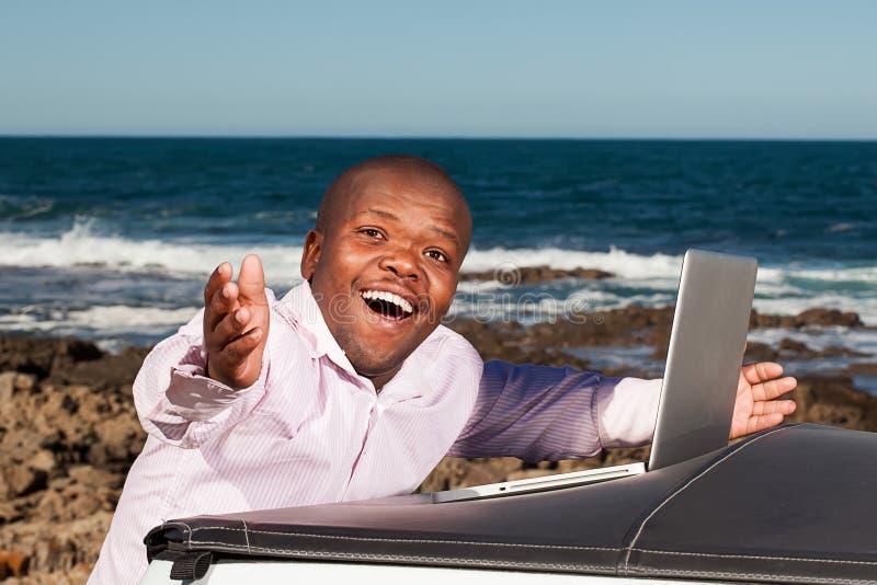 Awe in technology stock photo. Image of laptop, happy - 31141958