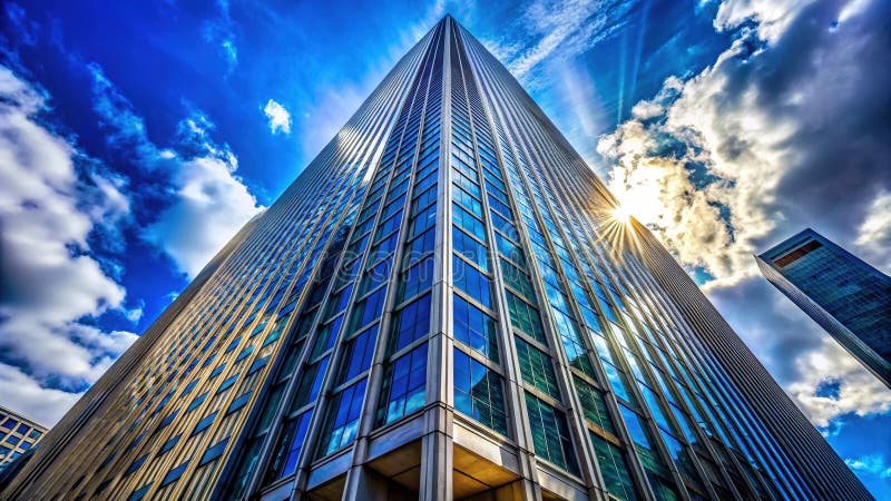 AweInspiring Skyscraper Perspective a Stunning Urban View from Below ...