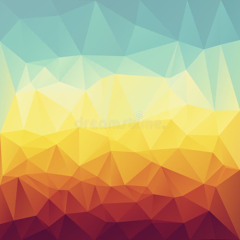 Awesome Abstract Poligonal Illustration. Stock Vector - Illustration of ...