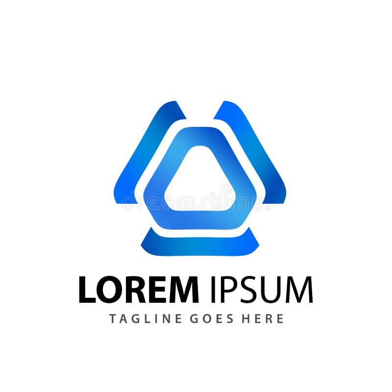 Awesome Abstract Triangle Logo Designs Template Premium Stock Vector - Illustration of symbol ...