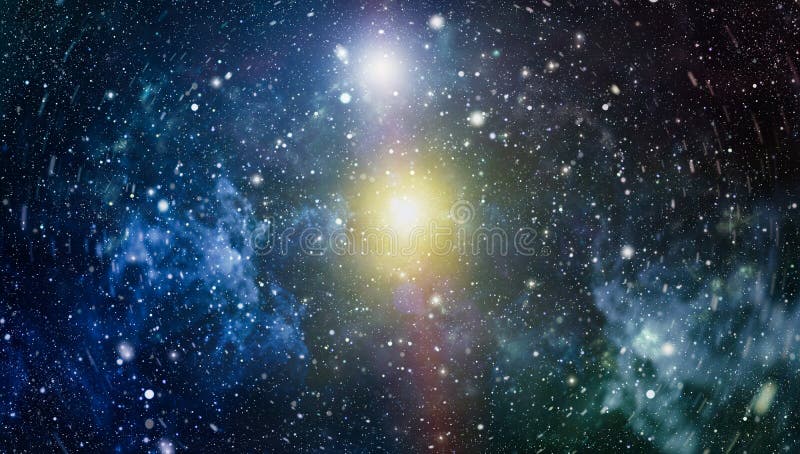 Awesome Beautiful Nebula Somewhere in Outer Space. Colorful Space Stock ...