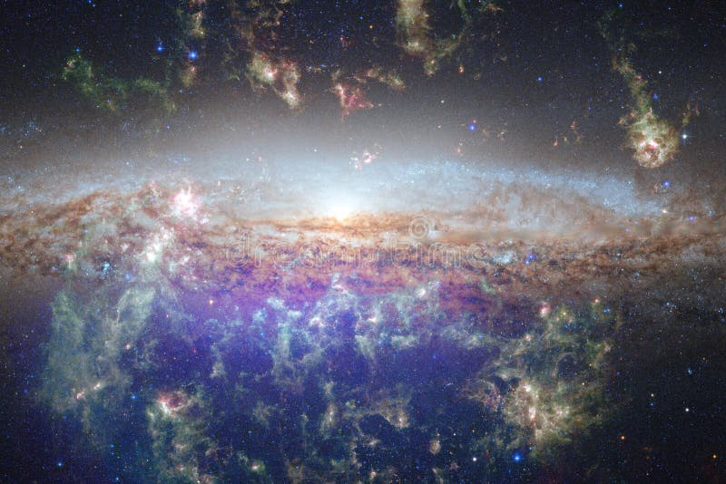 Awesome Beautiful Nebula Somewhere in Outer Space Stock Photo - Image ...