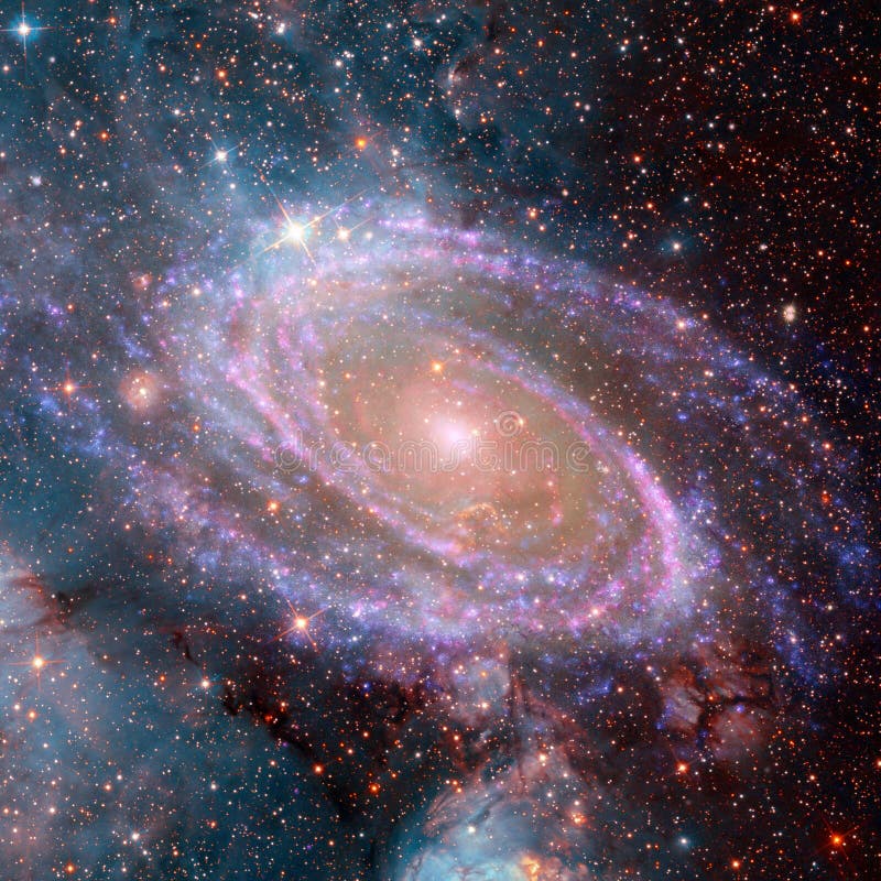 Awesome Beauty of Starfield Somewhere in Deep Space Stock Image - Image ...