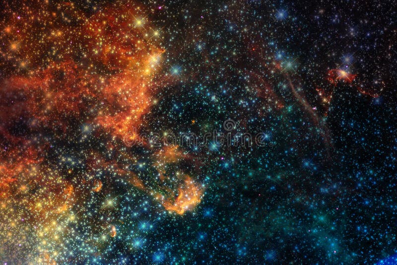 Awesome Beauty of Starfield Somewhere in Deep Space Stock Photo - Image ...