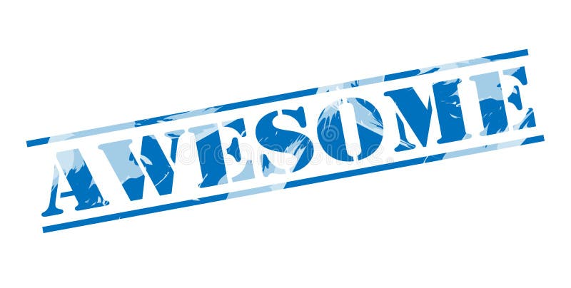 Awesome blue stamp stock illustration. Illustration of banner - 97533246