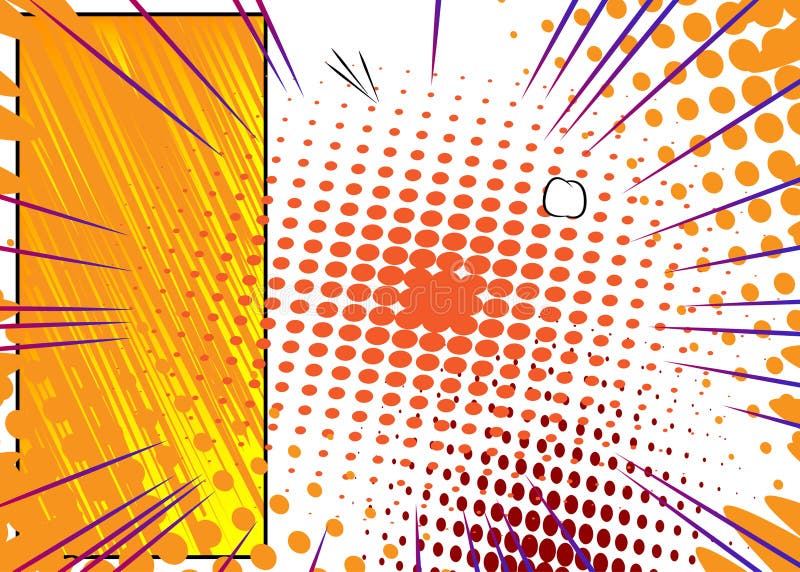 Awesome Cartoon Background, Comic Book Abstract Page Layout Backdrop ...