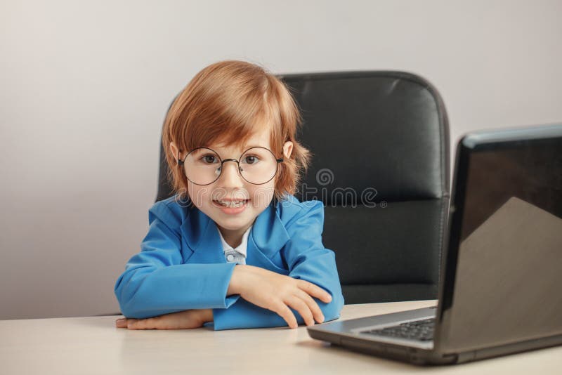 Awesome Cheerful Young Boss in the Office Stock Photo - Image of ...