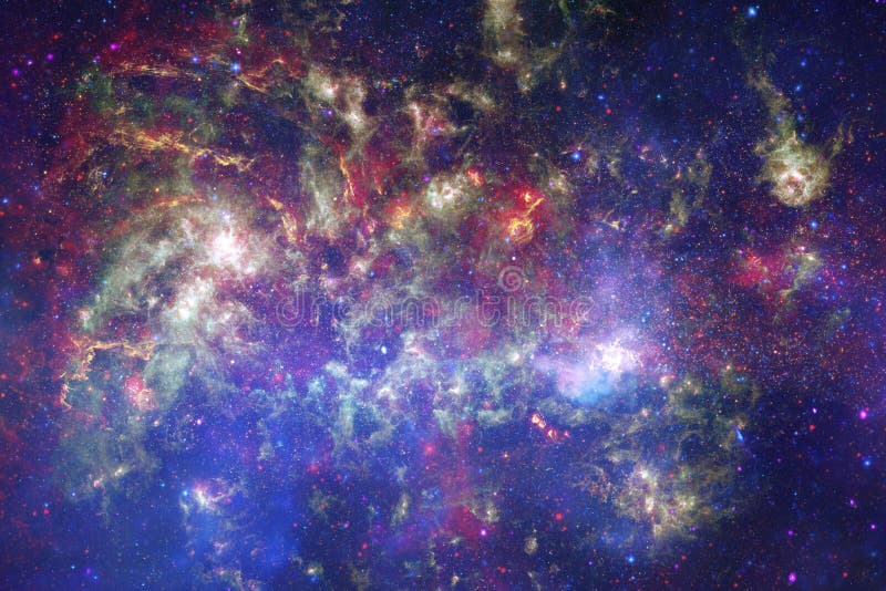 Colorful Nebula. Elements of this Image Furnished by NASA Stock Image ...