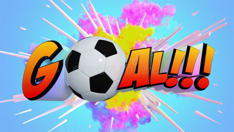 Awesome Exploding Goal! Football Message Stock Video - Video of message ...