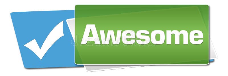 Awesome Check Stock Illustrations – 181 Awesome Check Stock ...