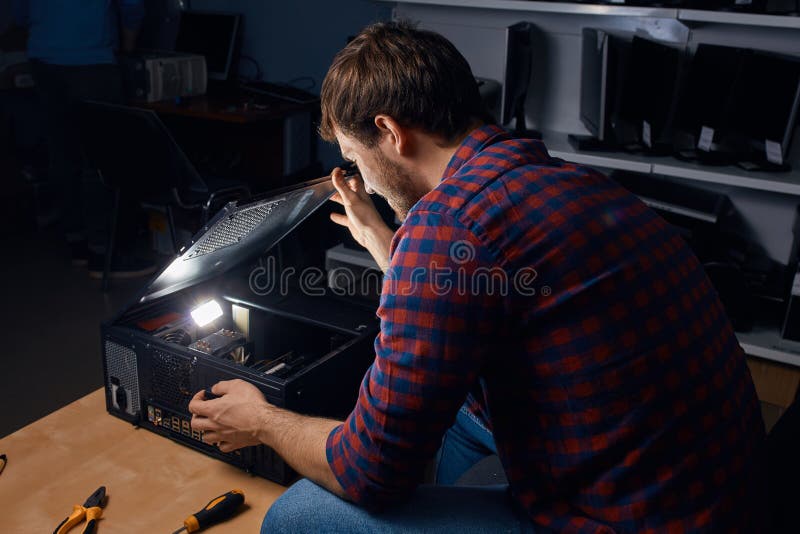Old Broken Computers Monitors Stock Image - Image of parts, electrical ...