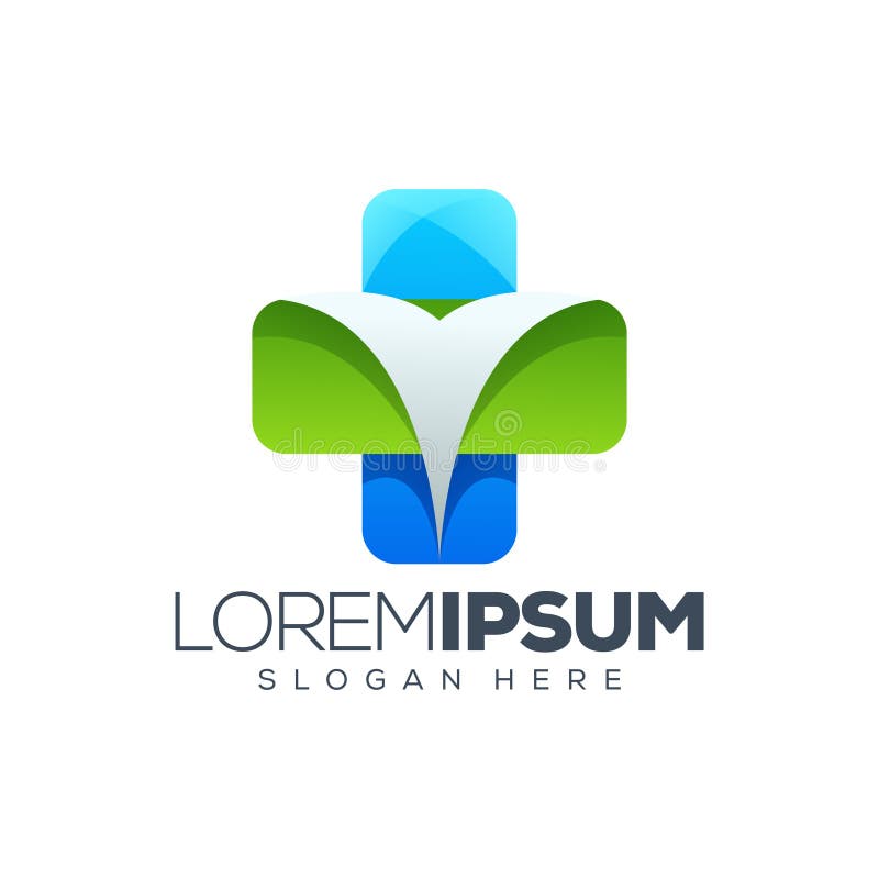 Health Logo Design Vector Illustration Stock Vector - Illustration of ...