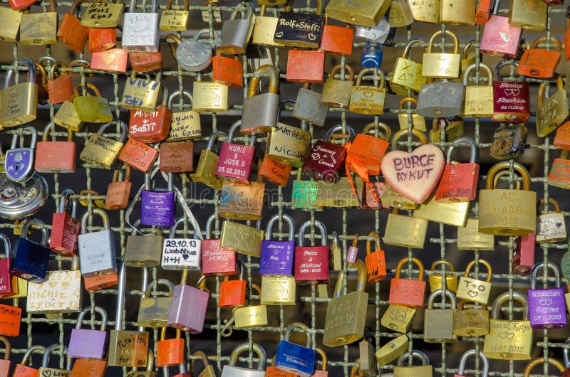 An Awesome Lots of Padlocks Editorial Photography - Image of bridge ...