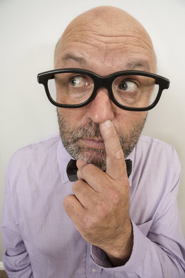 Awesome Nerd Expressions stock photo. Image of adult - 113761210