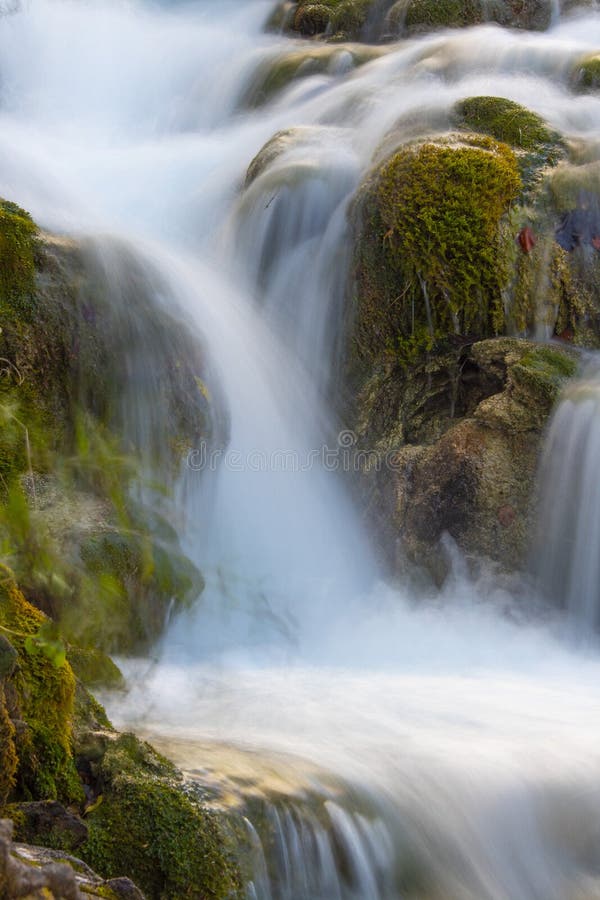 Stream Moss, Silk Effect stock photo. Image of clean - 131200312