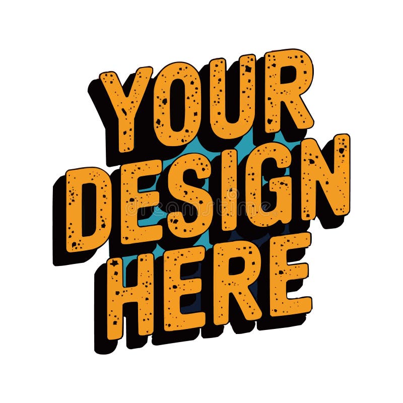 Awesome Typography T-Shirt Design for Custom Graphics Stock Vector ...