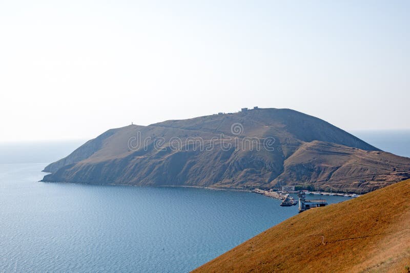 Awesome View from the Top of Hill with Sunset Stock Image - Image of ...