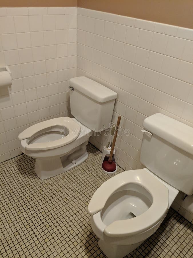 Awkward Toilets Next To Each Other Stock Image - Image of next, toilets ...