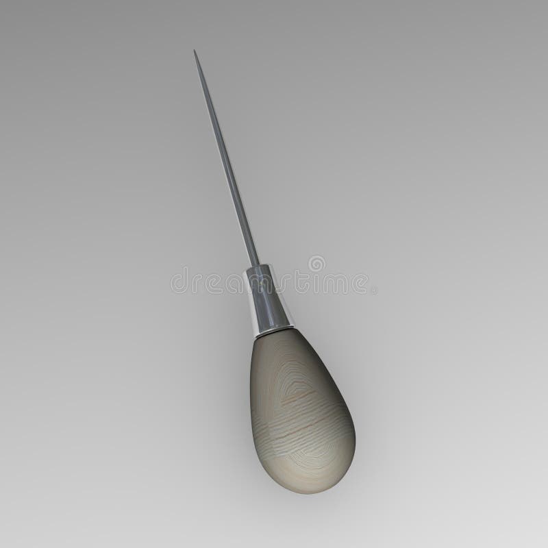 Awl stock illustration. Illustration of render, computer - 11263511
