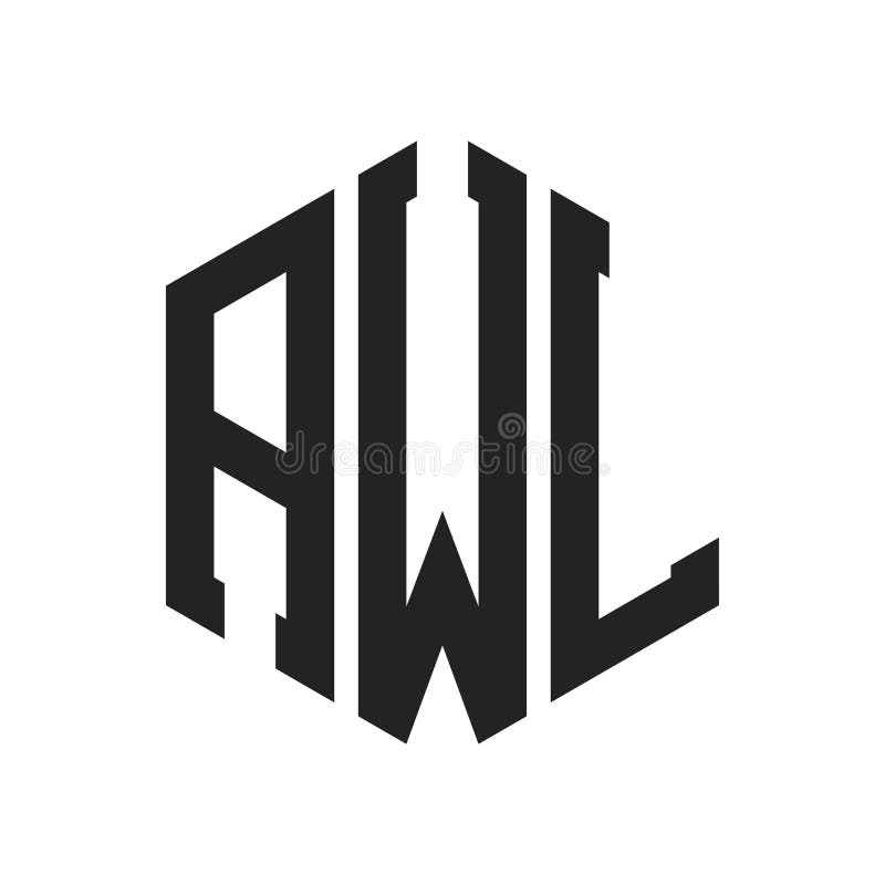 AWL Logo Design. Initial Letter AWL Monogram Logo Using Hexagon Shape ...