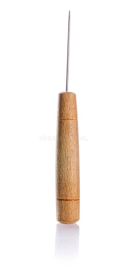 Awl, Piercer, Prod, Bodkin or Pricker Isolated on White Stock Image ...