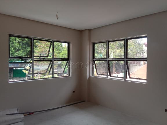 Awning Window Using Analok Frame Stock Photo - Image of home, cottage ...