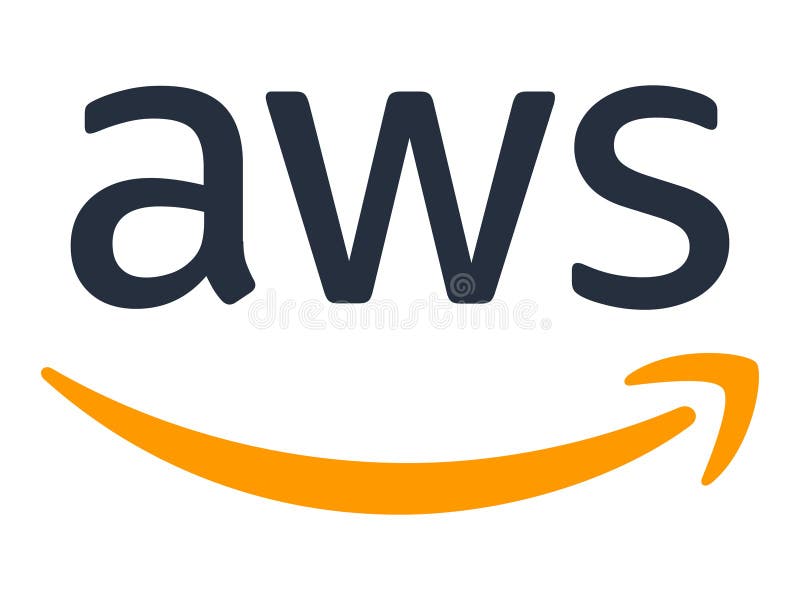 AWS, Amazon Web Services App Icon, Cloud Computing Platform Editorial ...