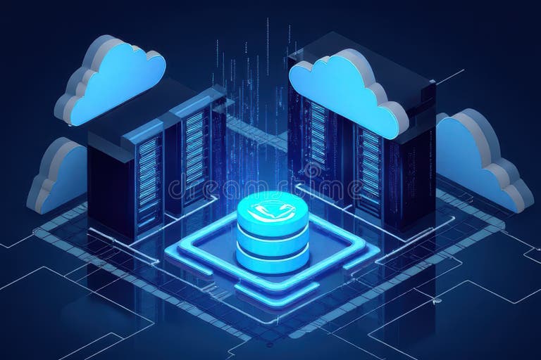 AWS RDS Cloud Infrastructure and Hosting Options Stock Illustration ...