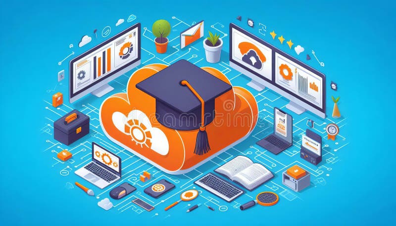 AWS Training Certifications Provides Cloud Computing Courses and Stock Illustration ...