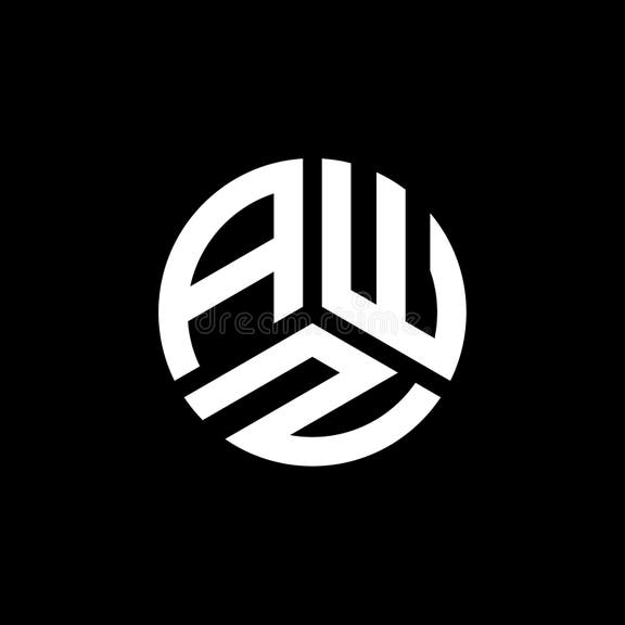 AWZ Letter Logo Design on White Background. AWZ Creative Initials ...