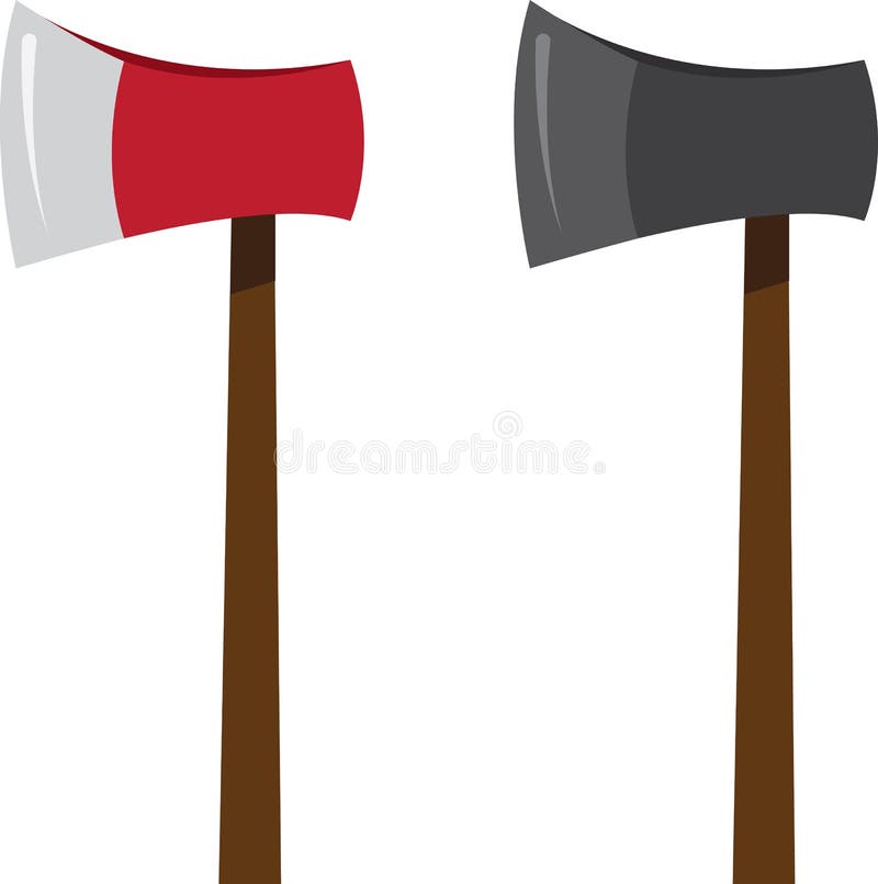 Ax Colors stock vector. Illustration of tool, wood, department - 31881714