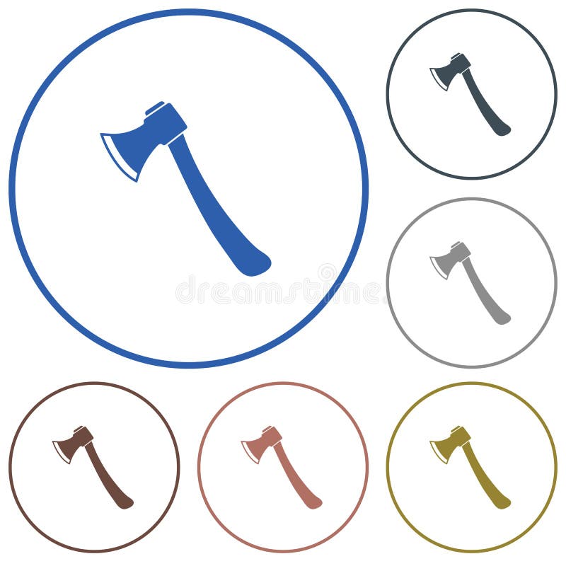 The ax icon. Axe symbol stock vector. Illustration of icon - 100326872