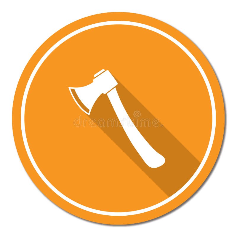 The ax icon. Axe symbol stock vector. Illustration of repair - 103983881
