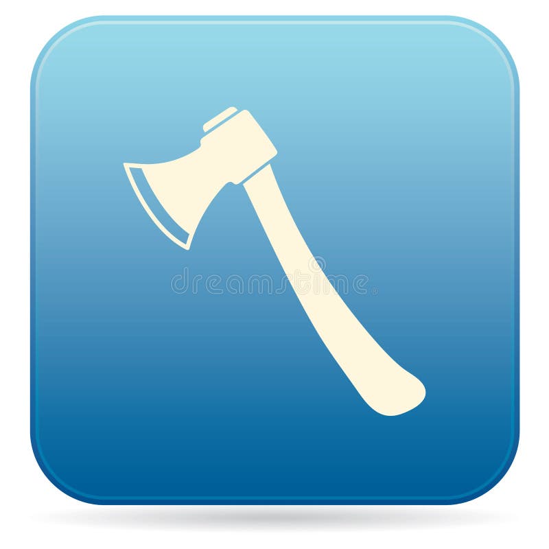 The ax icon. Axe symbol stock vector. Illustration of page - 118399474