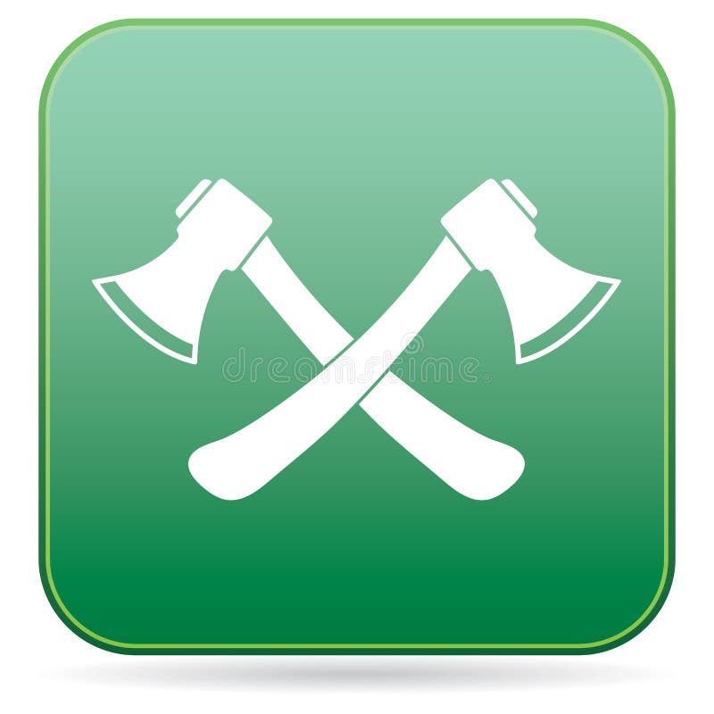 The ax icon. Axe symbol stock vector. Illustration of architecture ...