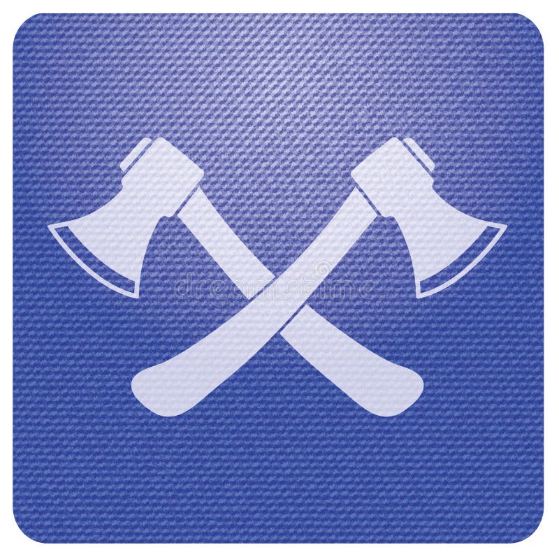 The ax icon. Axe symbol stock vector. Illustration of danger - 121848779
