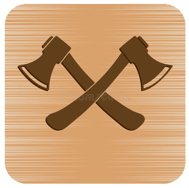 The ax icon. Axe symbol stock vector. Illustration of symbol - 129210896