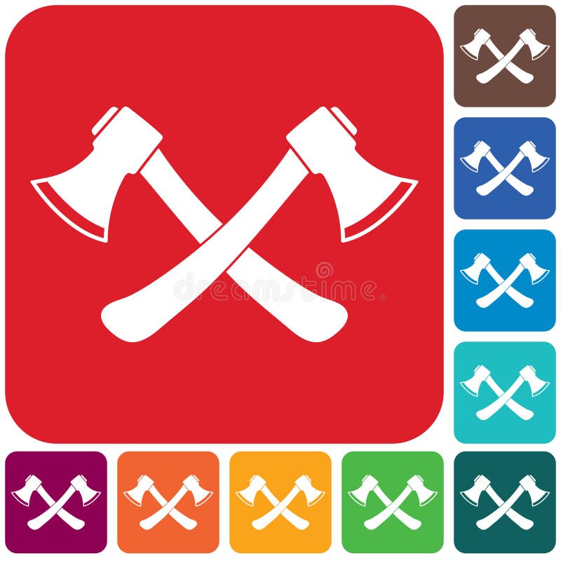 The ax icon. Axe symbol stock vector. Illustration of sign - 132773496