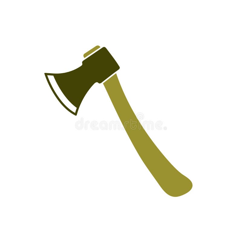 The ax icon. Axe symbol stock vector. Illustration of contractor ...