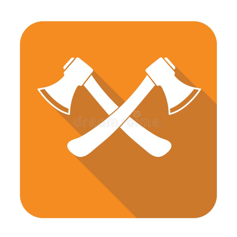 The ax icon. Axe symbol stock vector. Illustration of webpage - 88424370