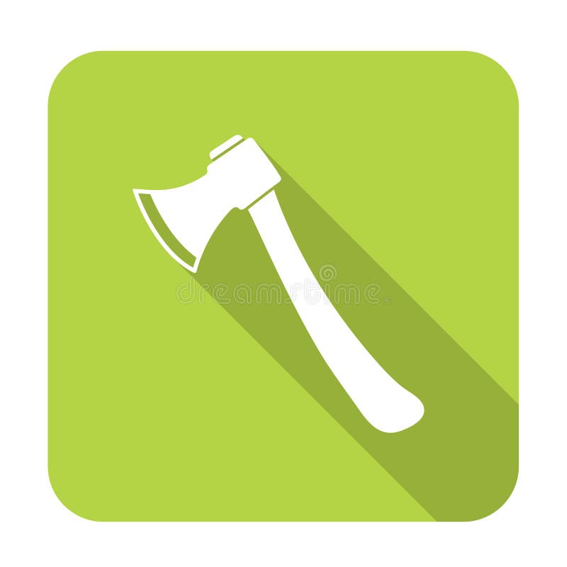 The ax icon. Axe symbol stock vector. Illustration of construction ...
