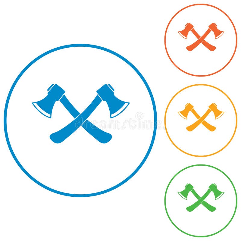The ax icon. Axe symbol stock vector. Illustration of travel - 91044895