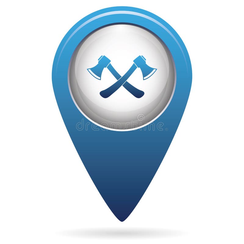 The ax icon. Axe symbol stock vector. Illustration of webpage - 91708309