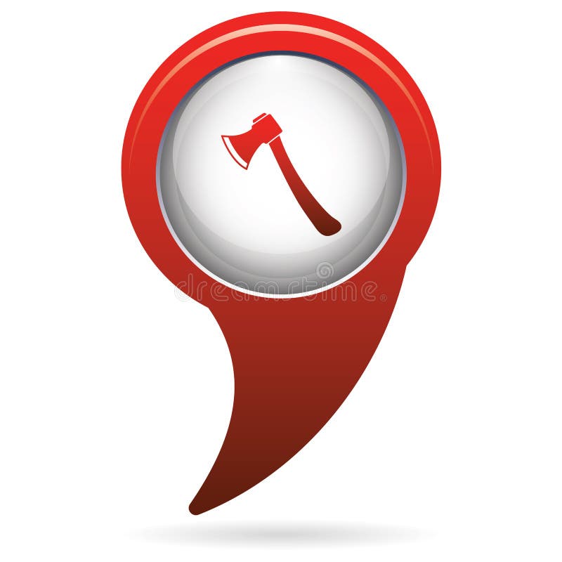 The ax icon. Axe symbol stock vector. Illustration of safety - 91949929